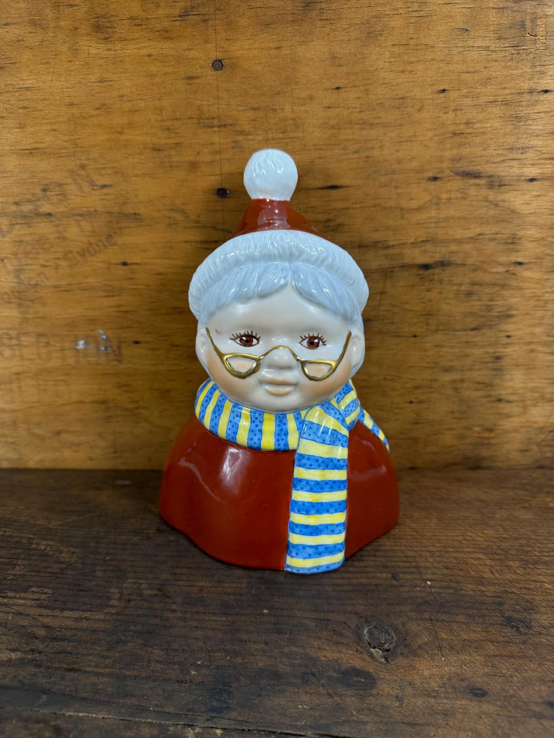 Vintage Norwegian Porsgrund Porcelain - Handpainted Santa's Wife ...