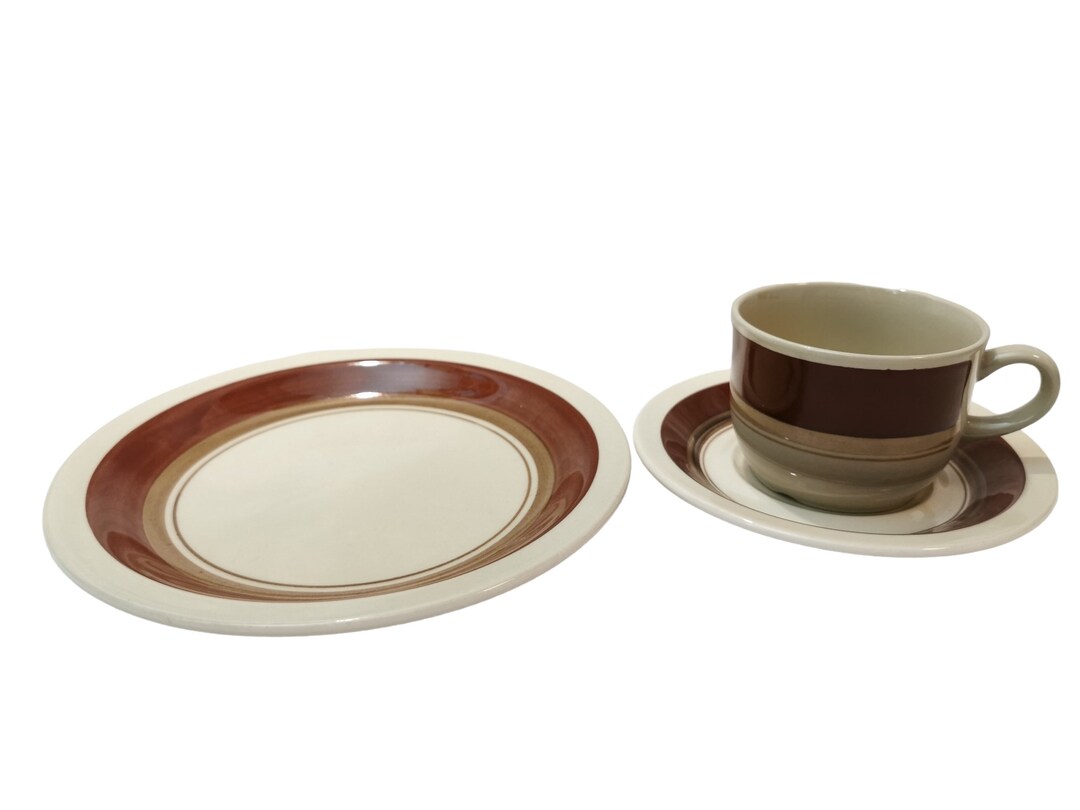 Vintage Norwegian Figgjo Flint Coffee/tea Set - Handpainted Porcelain ...