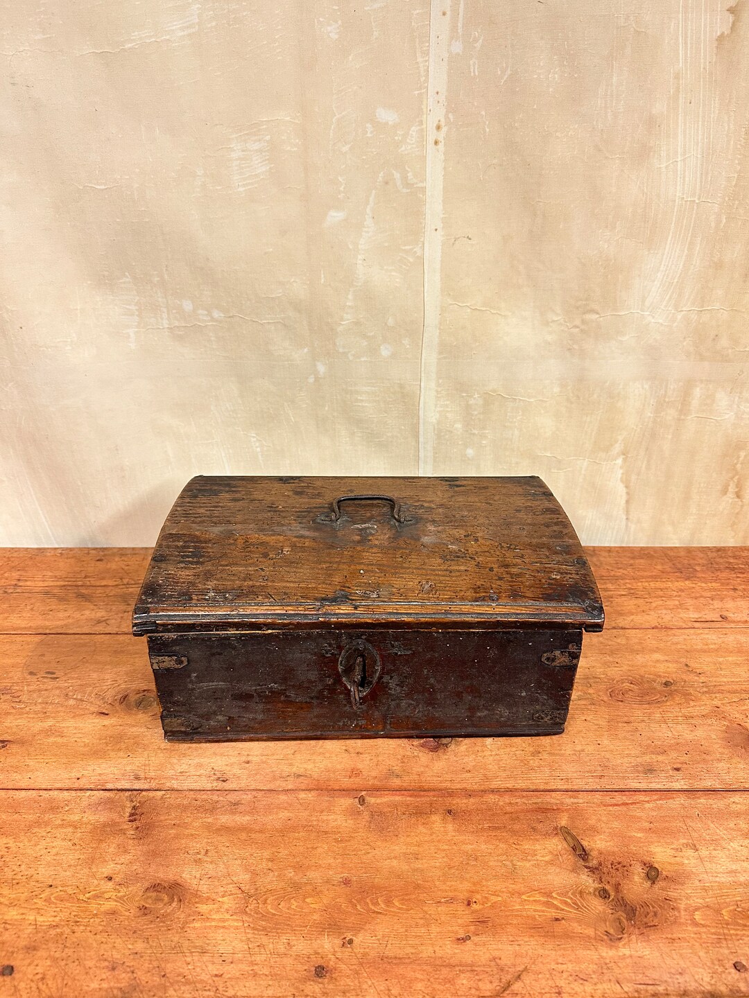 Rare Norwegian Trinket Box 1700s | Antique Nordic Pattern Chest | 18th ...
