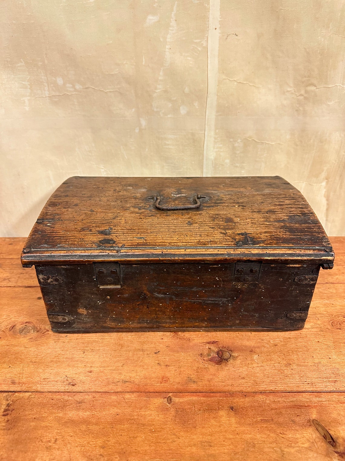Rare Norwegian Trinket Box 1700s | Antique Nordic Pattern Chest | 18th ...