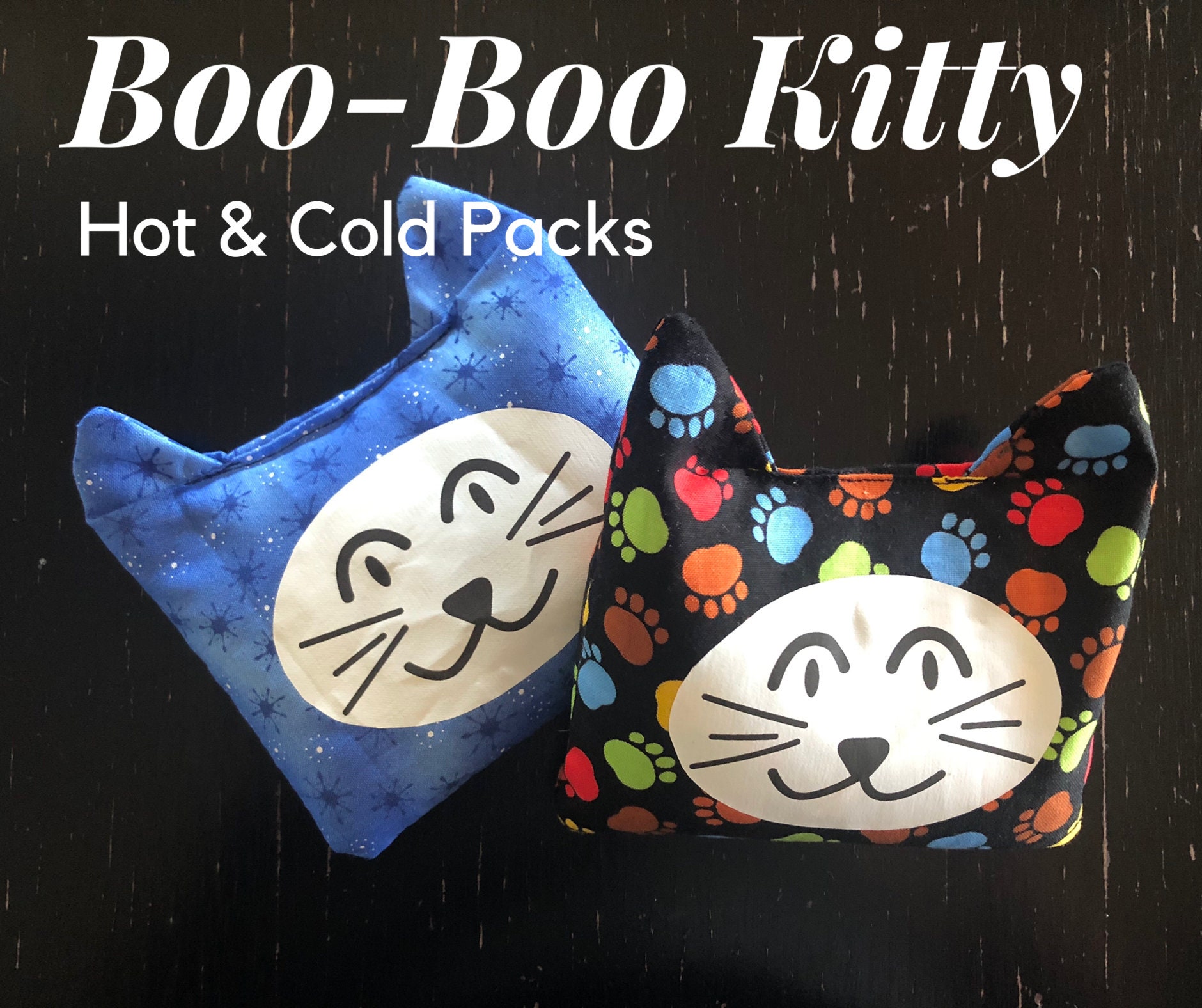 Boo-Boo Kitty Hot & Cold Packs | Etsy