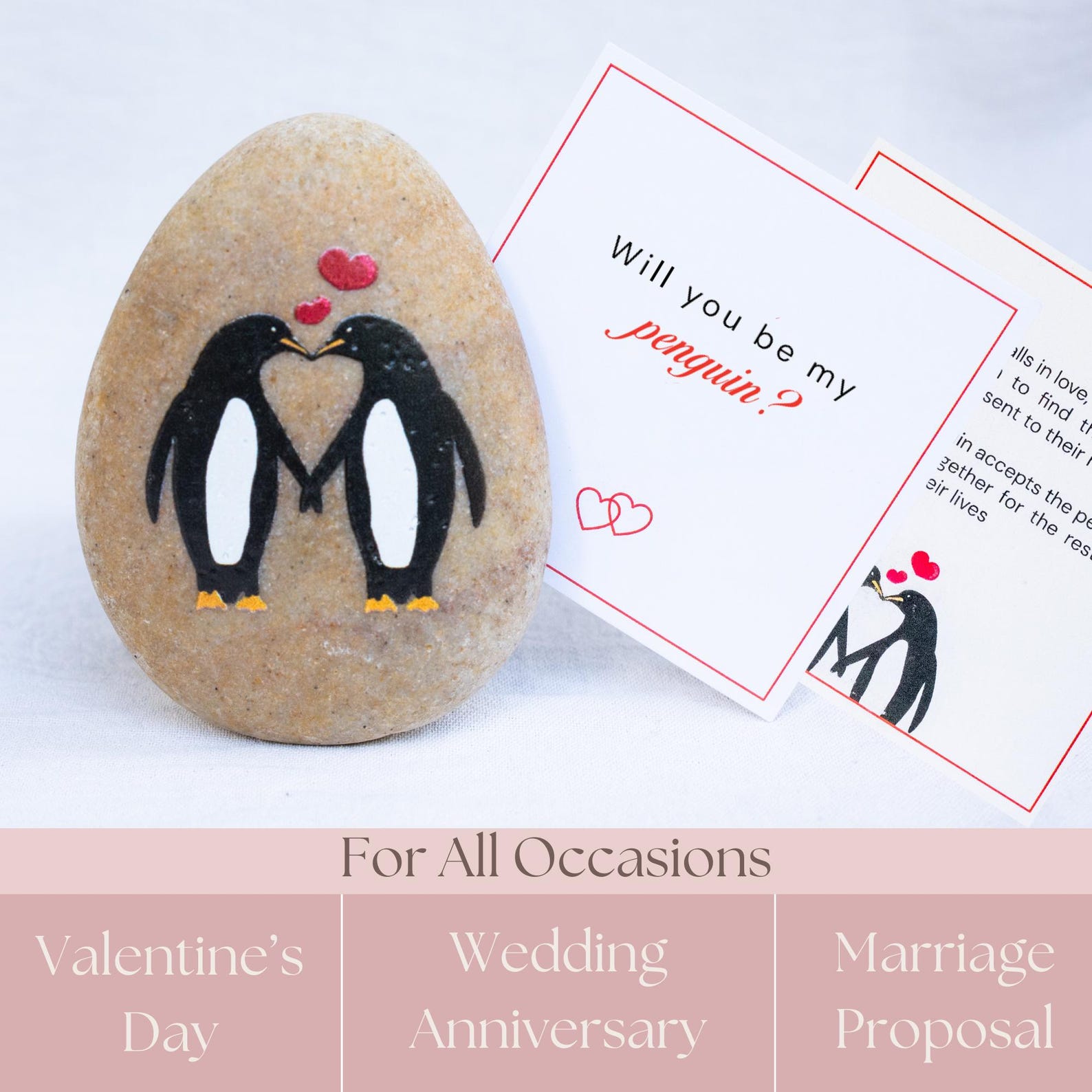 Penguin Pebble - Valentines Day Gifts for Boyfriend, Girlfriend - I ...