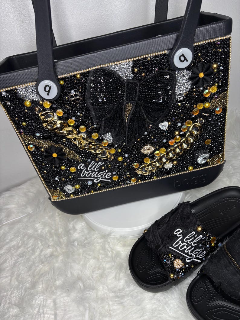 Bling BOGG BAG , Custom Design, Rhinestones - Etsy