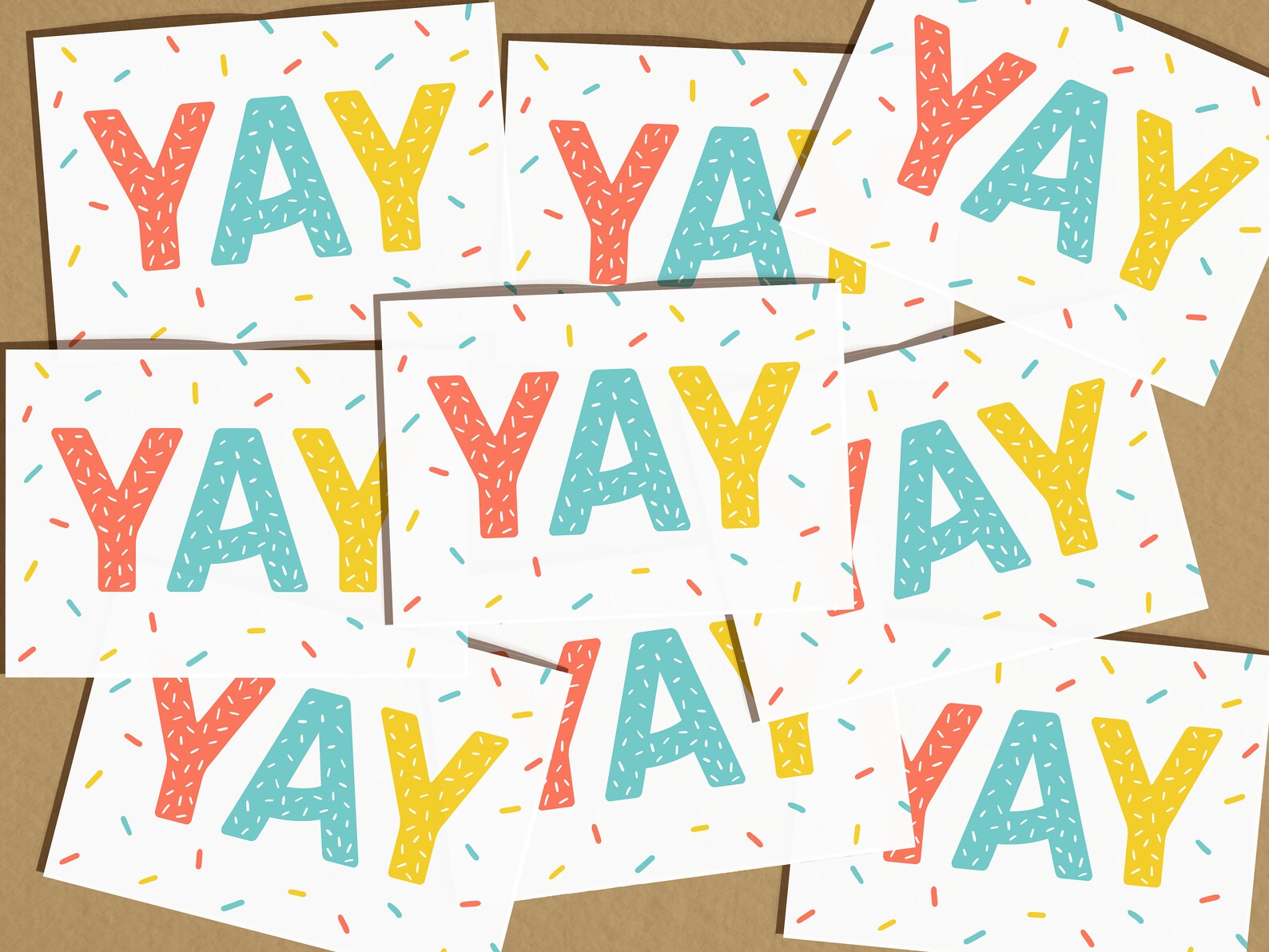 Yay Congratulations Greeting Card Congrats Card Celebration | Etsy
