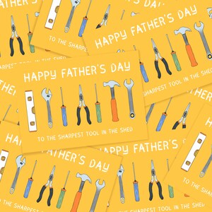 Father's Day Card, Handyman Fathers Day Card, Tools Fathers Day Card ...