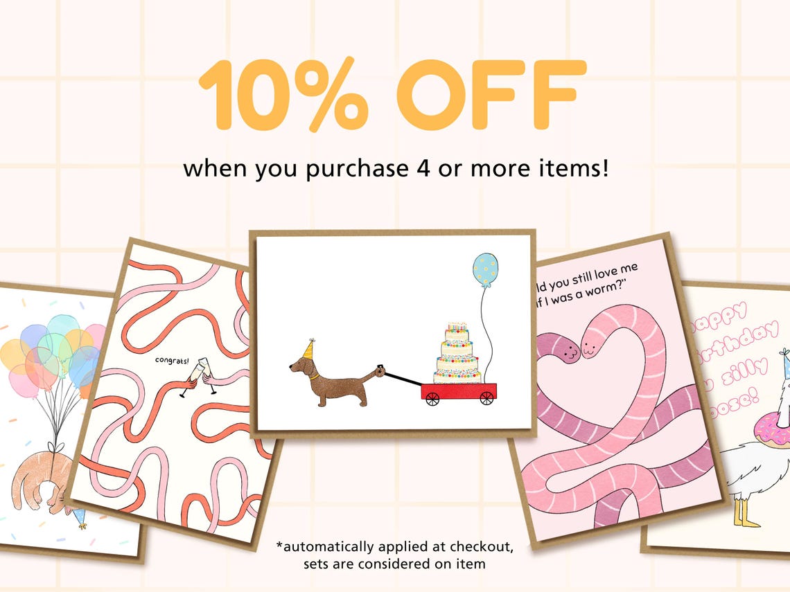 Dog Birthday Card, Dachshund Card, Dachshund Birthday Card, Cute ...