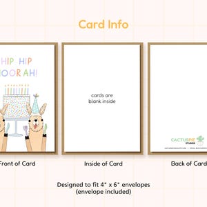 Llama Birthday Card, Llama Birthday Card for Friends, Alpaca Birthday ...