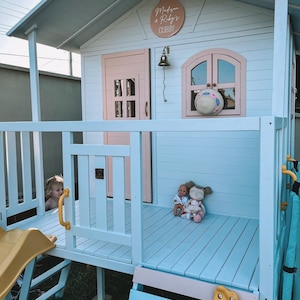 Personalised Acrylic Cubby House Sign Kids Sign Cubby House Decor Kids ...