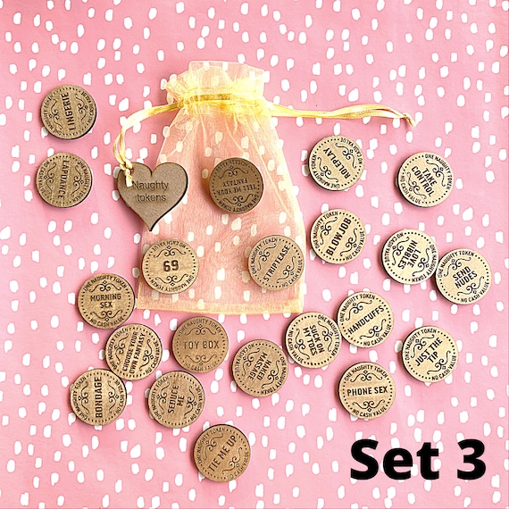 Romantic and Naughty Tokens Sex Valentines Gift Ideas - Etsy