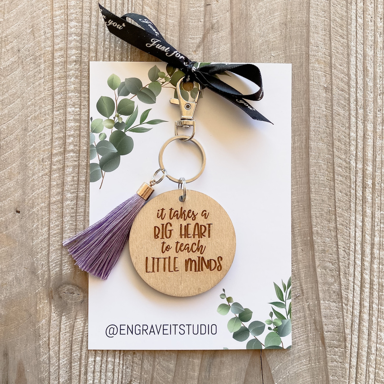 Personalised Wooden Teachers Key Rings Gift Ideas for - Etsy
