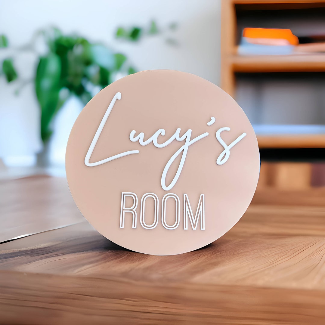Personalized Acrylic Kids Room Sign: Custom Name Decor - Etsy Australia