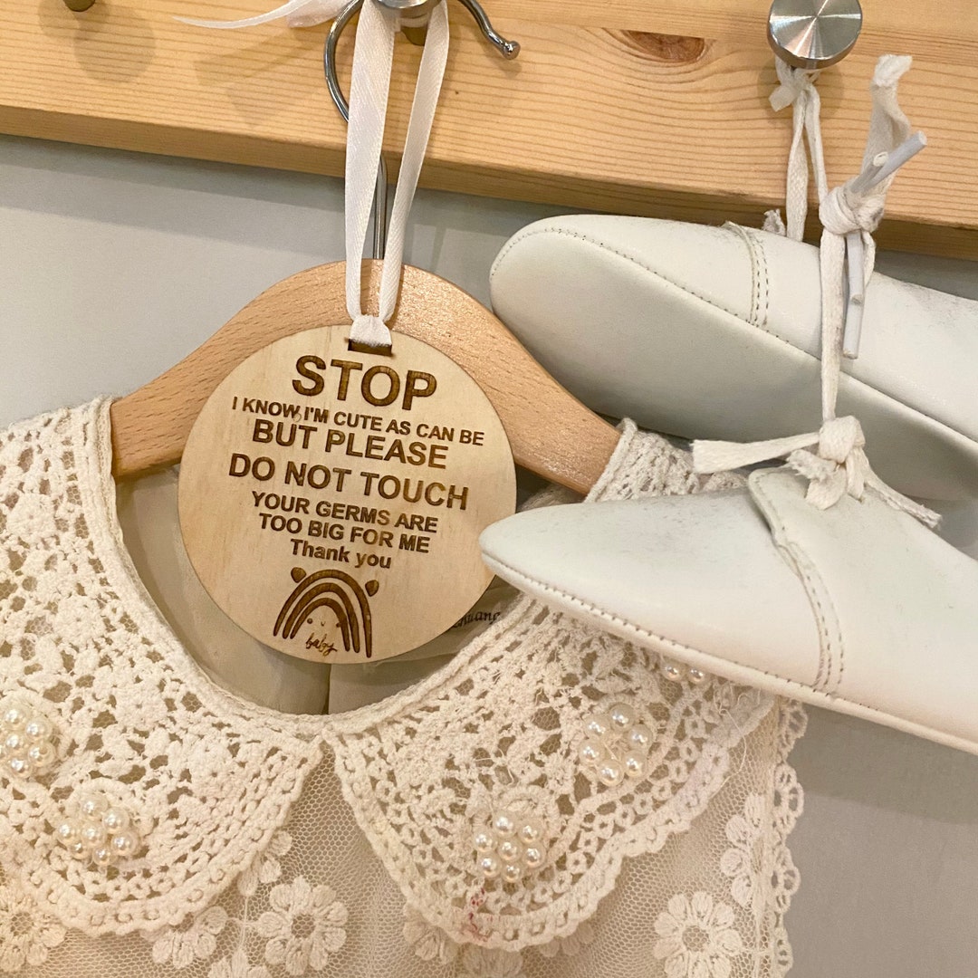 Look but Dont Touch Baby Sign | Germs Sign | Baby Shower Gift | Hello ...