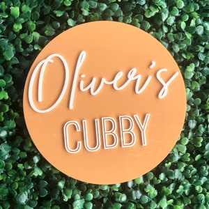 Personalised Acrylic Cubby House Sign Kids Sign Cubby House Decor Kids ...