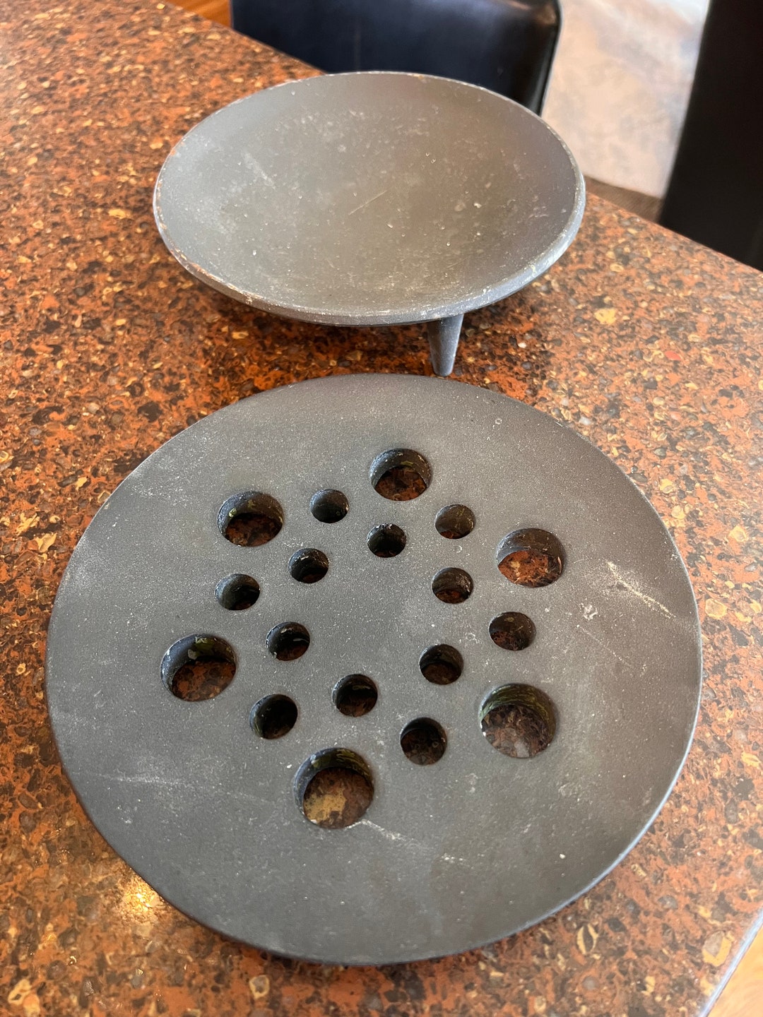Dansk Cast Iron Candle Holder - Etsy