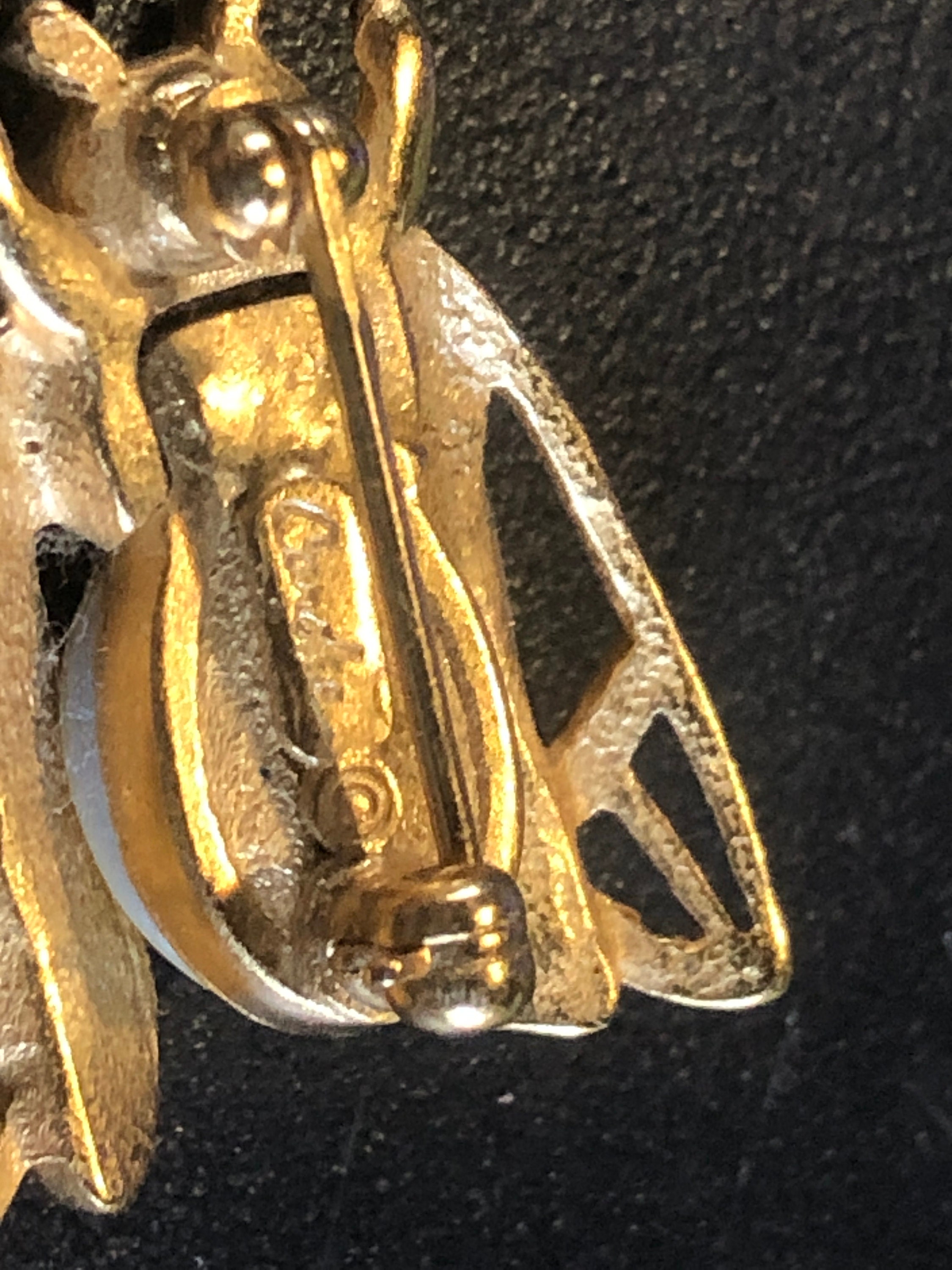 Vintage Carolee Fly Rhinestone Pin - Etsy