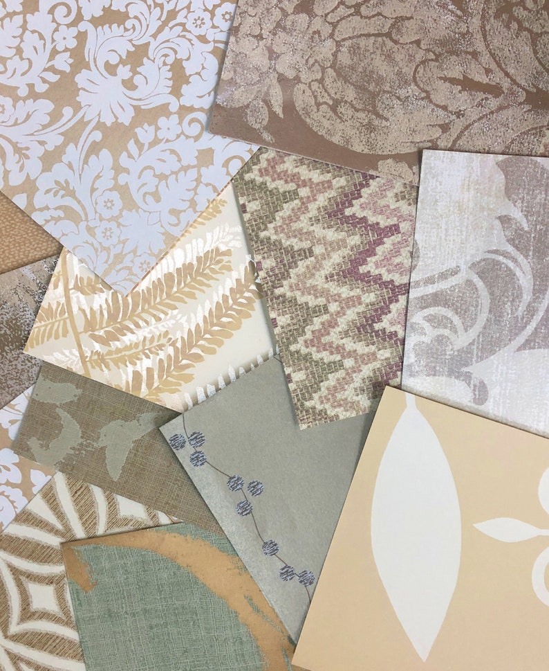 100 6x6 Wallpaper Scraps Choose Your Own Theme Pattern Style or Color ...