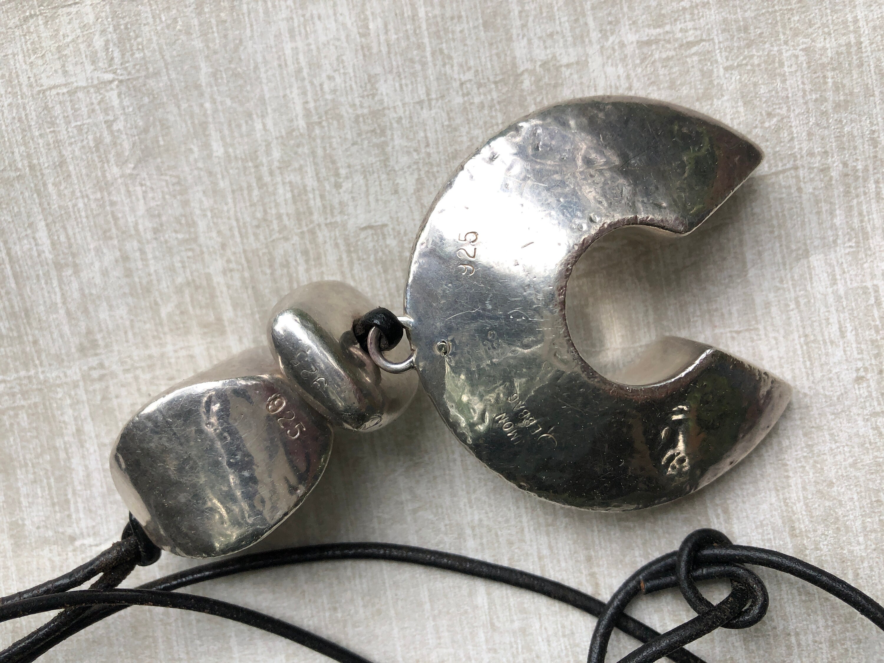Simon Sebbag Sterling Silver Modernist 3 Piece Necklace - Etsy