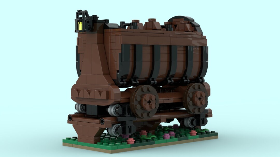 Seven Dwarfs Mine Train MOC (INSTRUCTIONS ONLY) - Etsy