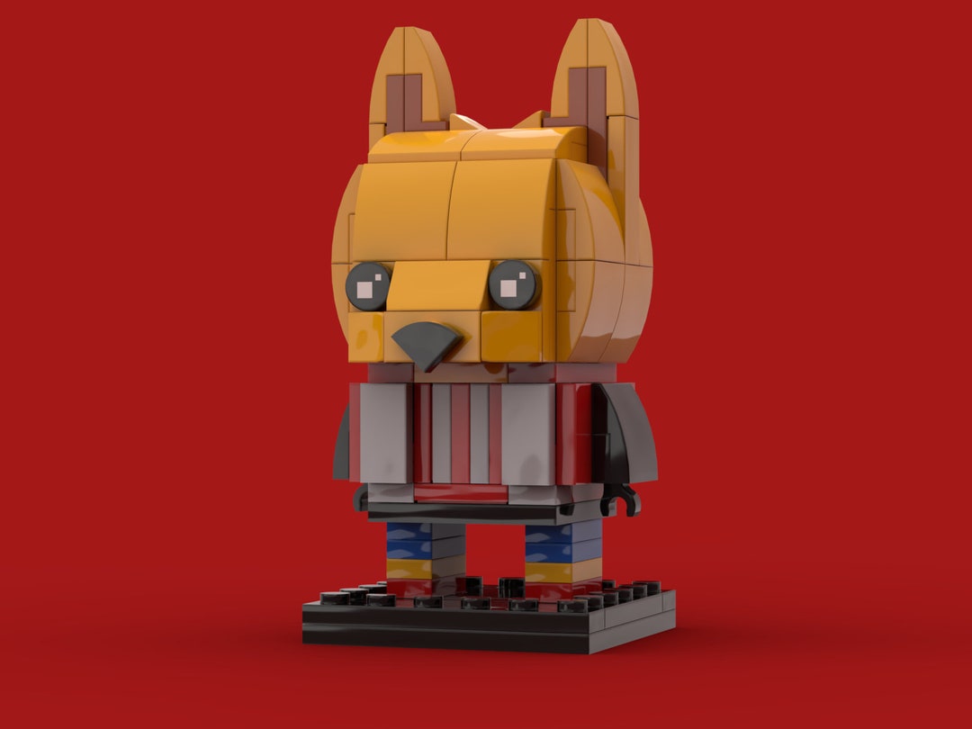 Walibi Brickhead MOC (INSTRUCTIONS ONLY) - Etsy