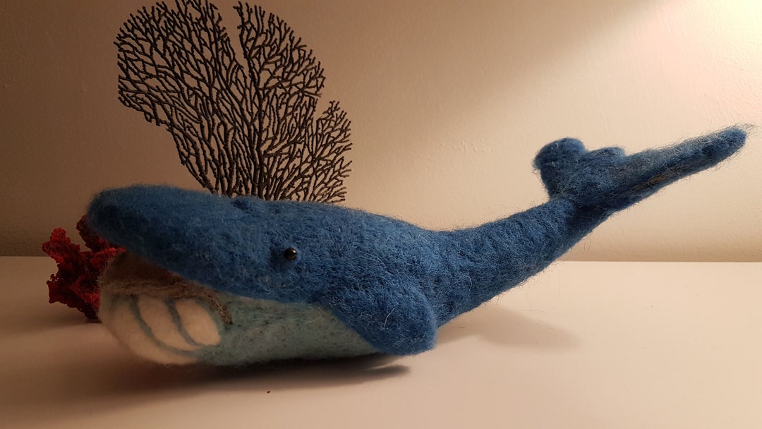 Smiley Blue Whale - Etsy