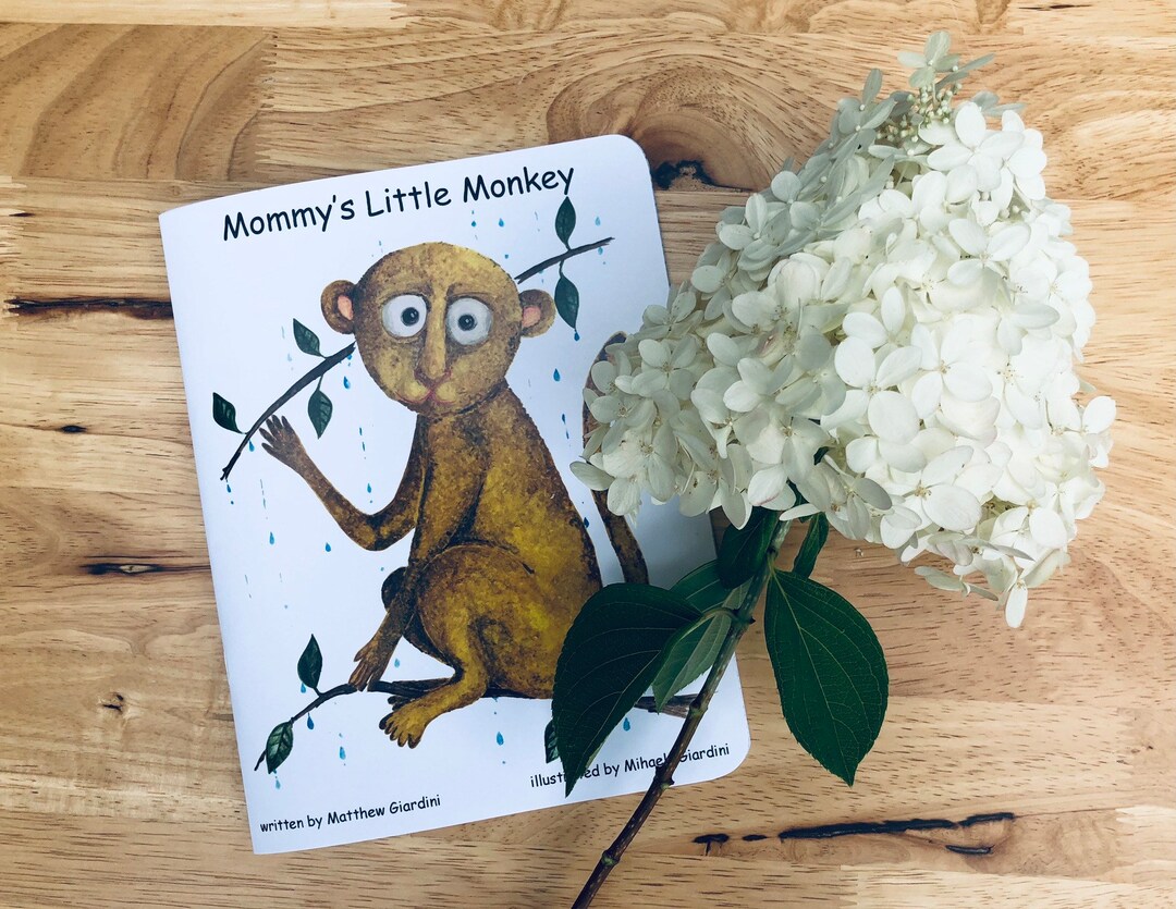 Picture Book for Little Children - Mommy's Little Monkey, Baby Shower ...