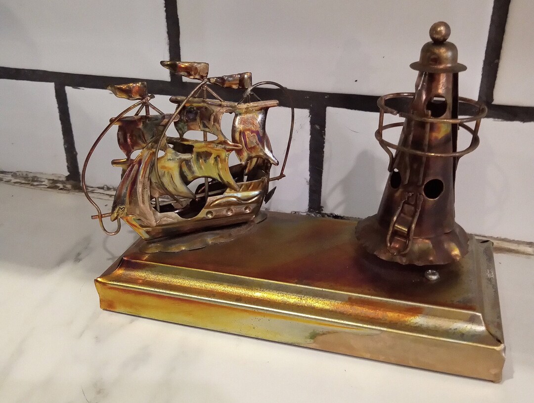 Lighthouse and Ship Music Box Plays beyond the Sea - Etsy