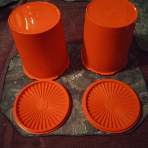 Orange Tupperware - Etsy