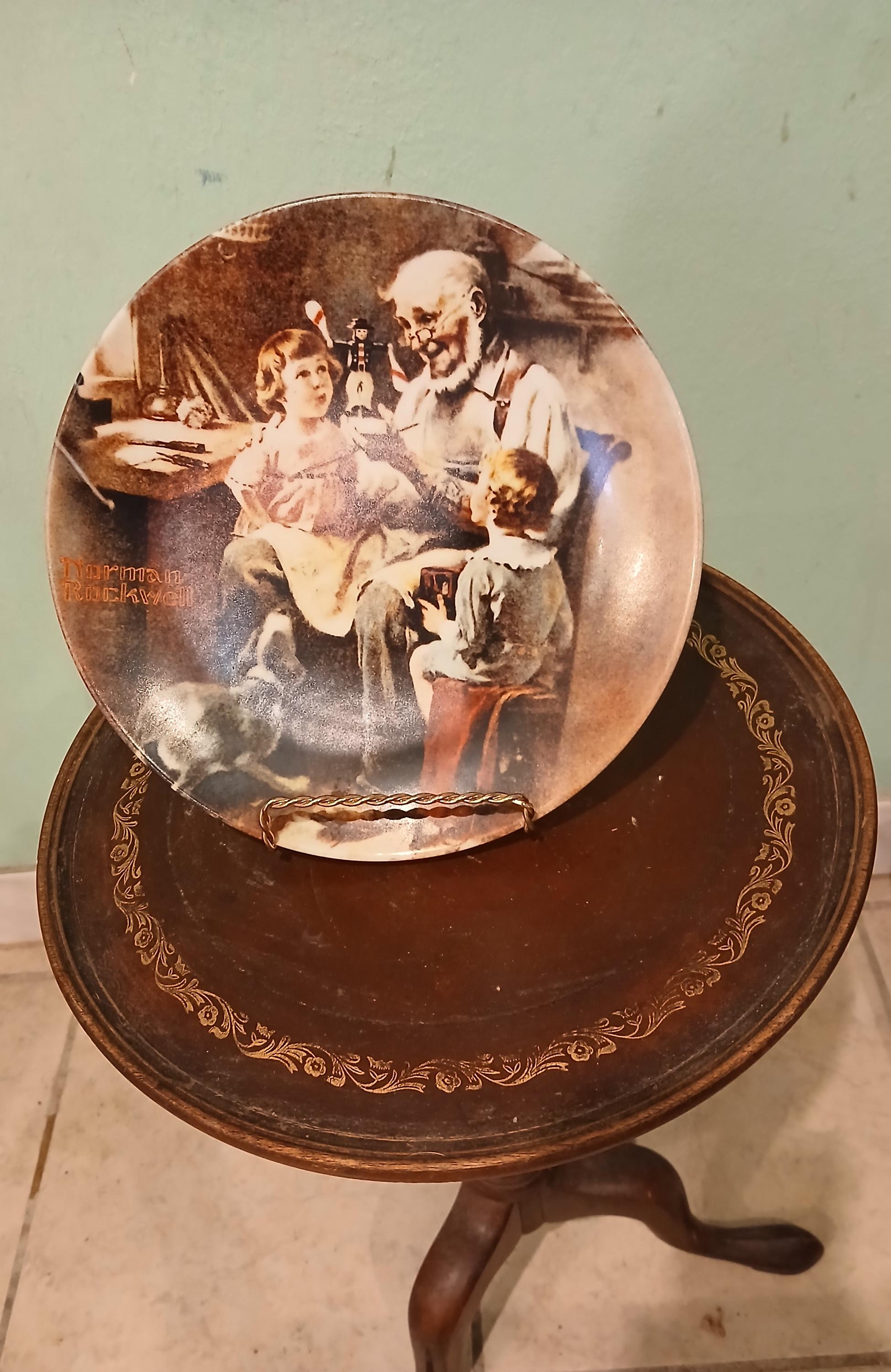 Norman Rockwell the Tycoon Plate - Etsy