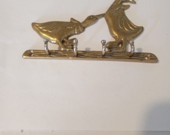 Vintage Brass Duck Pair - Etsy
