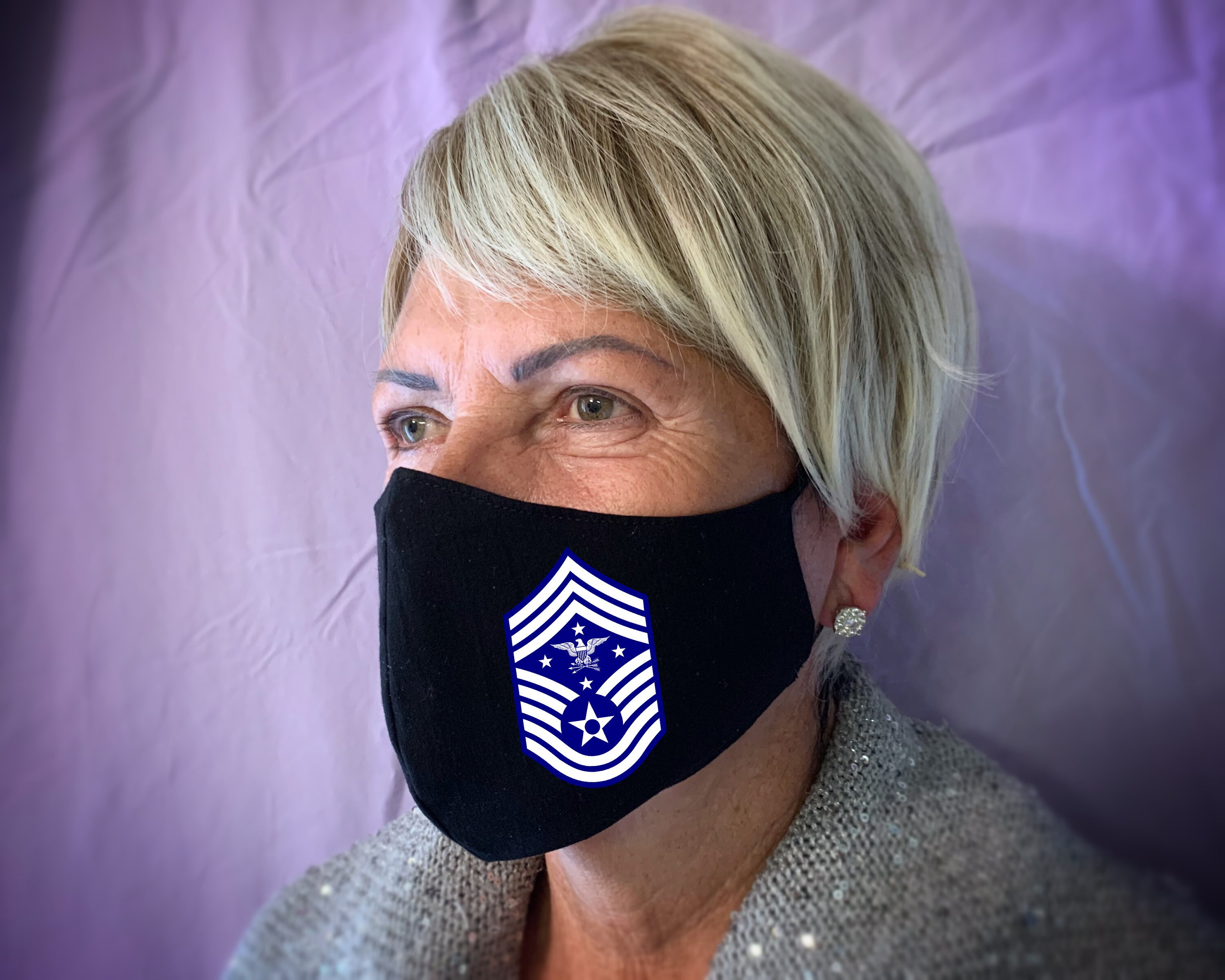 USAF Air Force Ranking SEAC Military theme Hand made face mask | Etsy