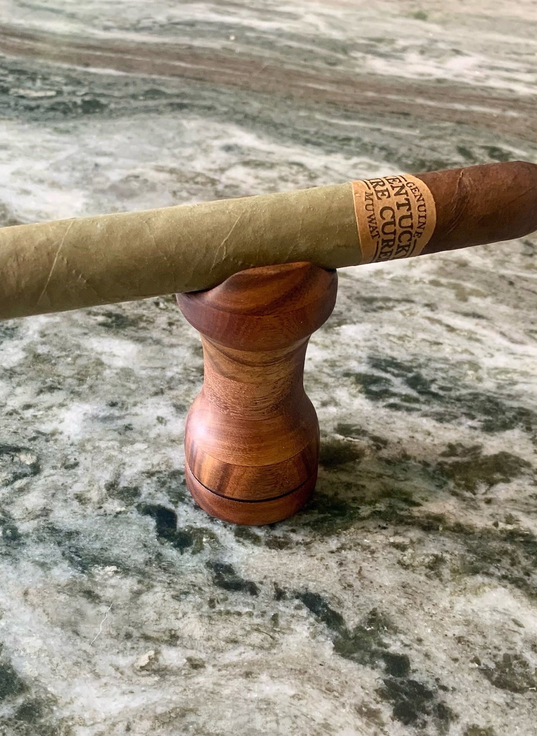 Cigar Stand Cigar Rest Made From Solid Acacia Wood - Etsy