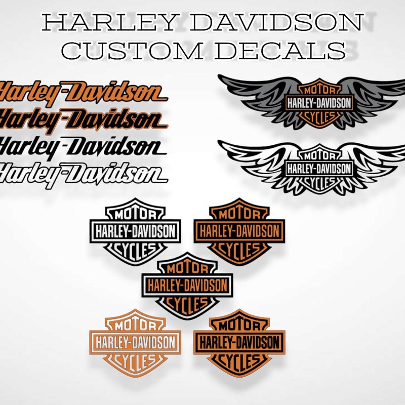 Harley Davidson Decal - Etsy