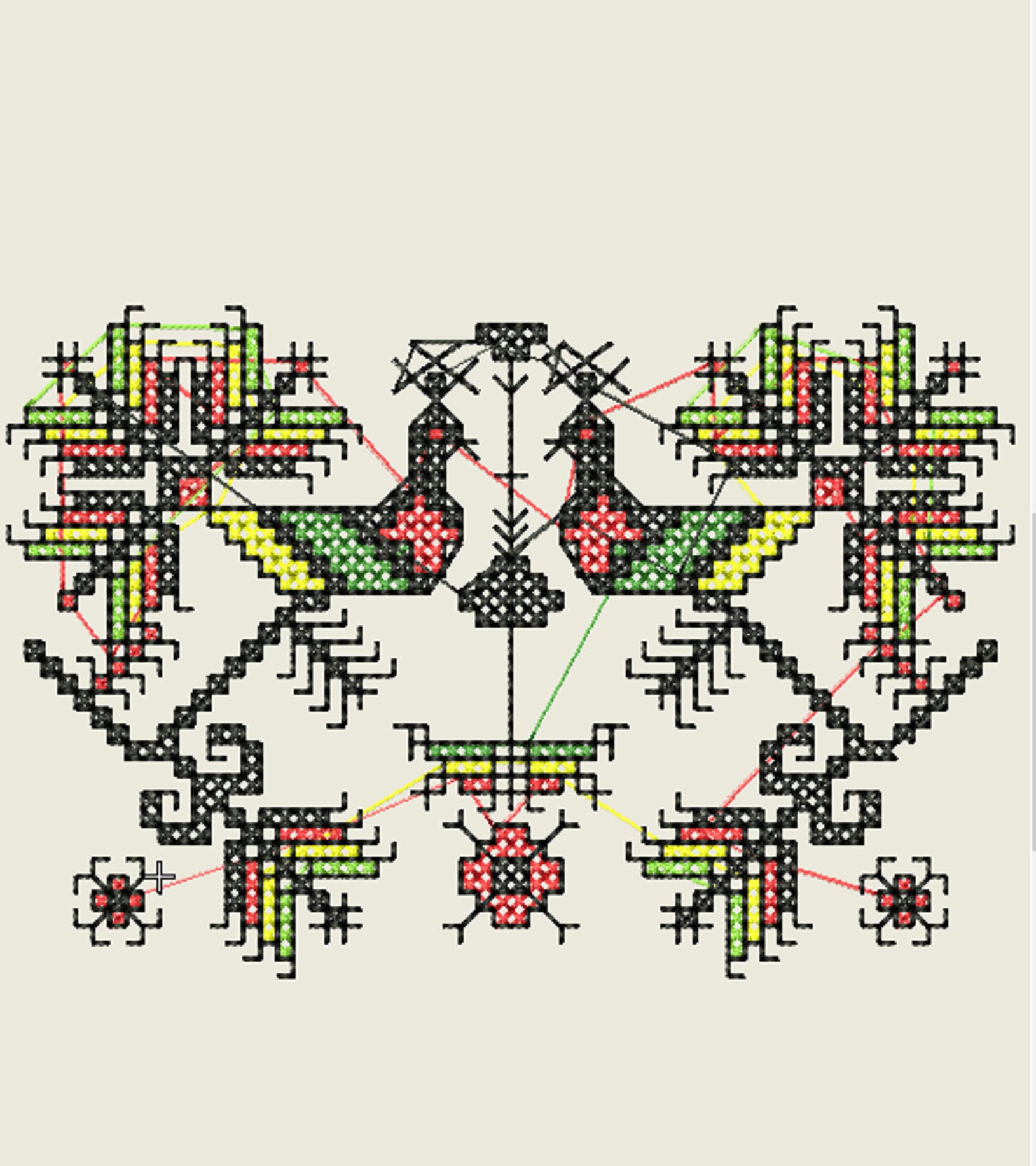 Bird Crossstitch Design,ethnic Embroidery Design,cross Stitch Machine ...