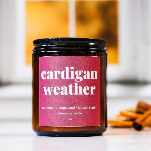Sweater Weather Candle - Etsy
