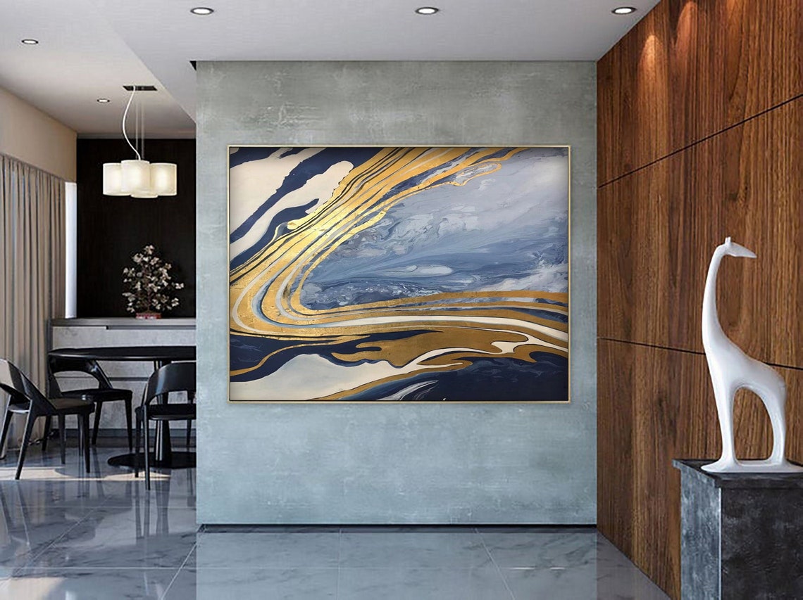 Gold Abstract Painting Abstract Painting Original Painting - Etsy