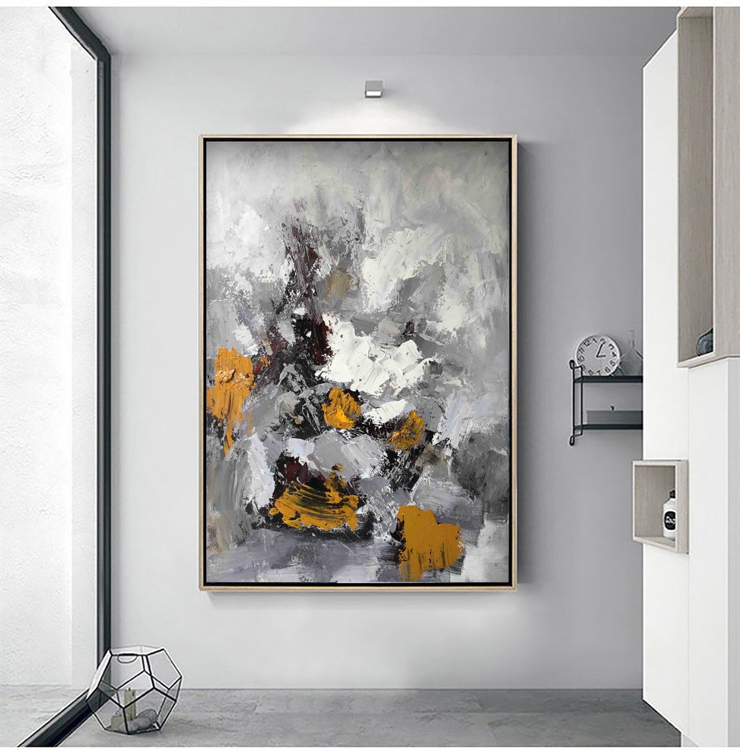 Large-scale Abstract Painting Modern Abstract - Etsy