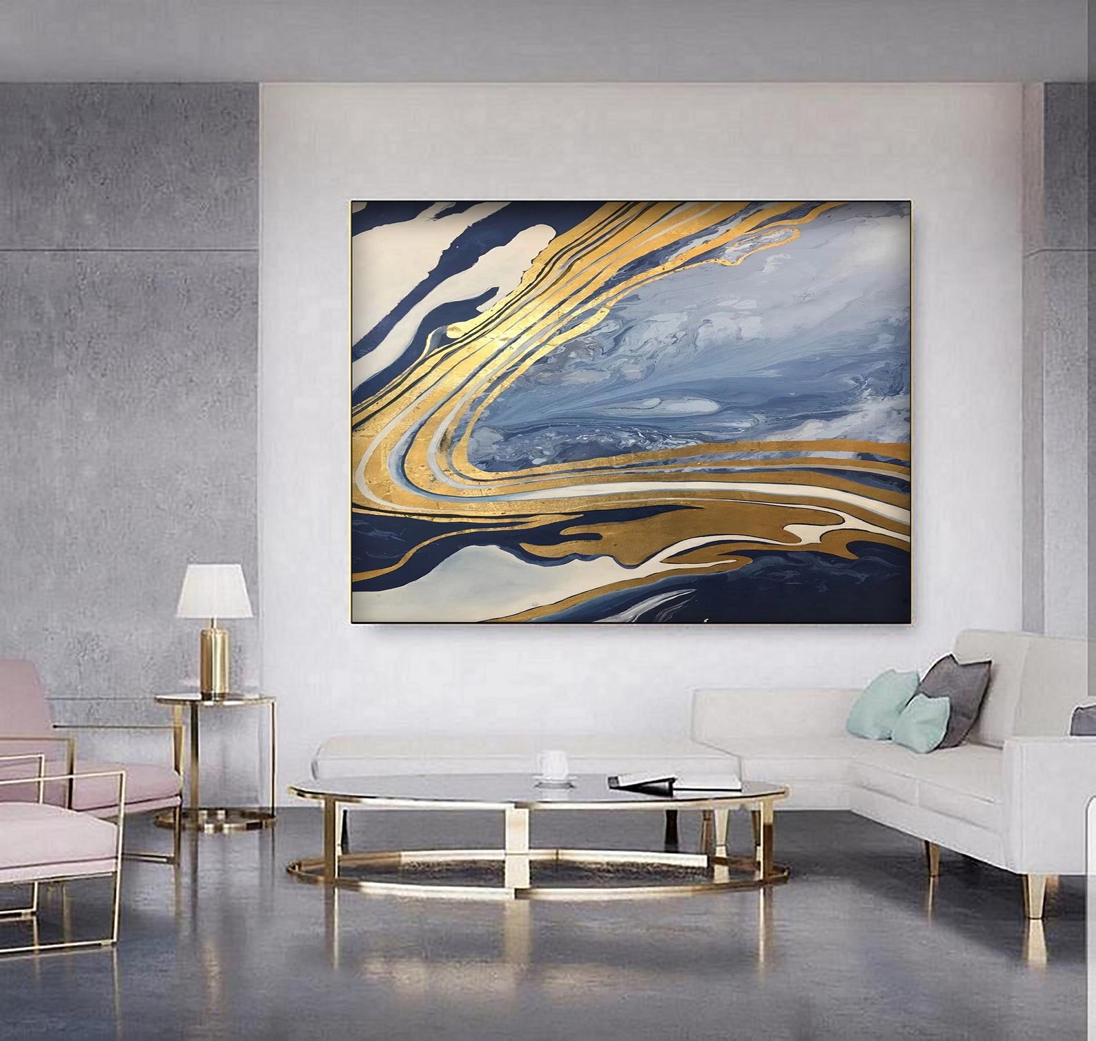 Gold Abstract Painting Abstract Painting Original Painting - Etsy