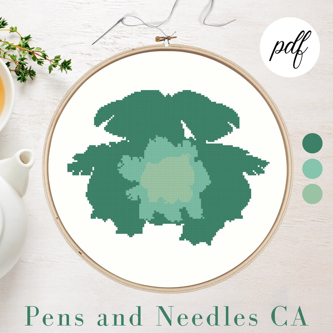 Pokemon Bulbasaur Minimalist Evolutions, Instant Download PDF, Digital ...