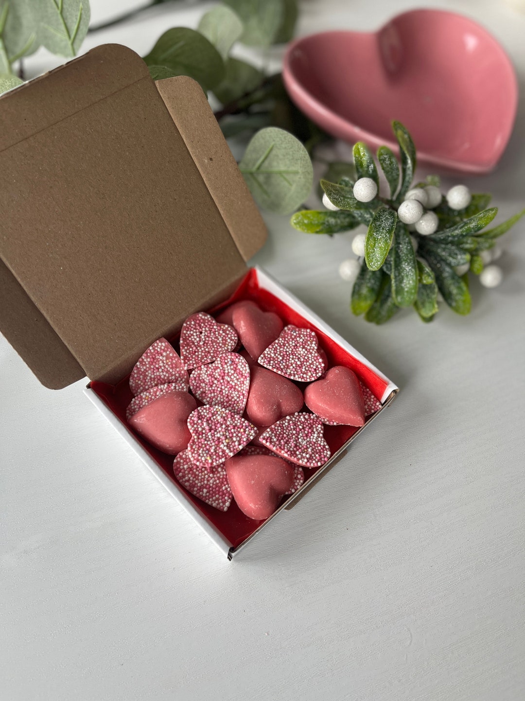 Little Box of Love Box of Pink Hearts Box of Hugs Tiny - Etsy