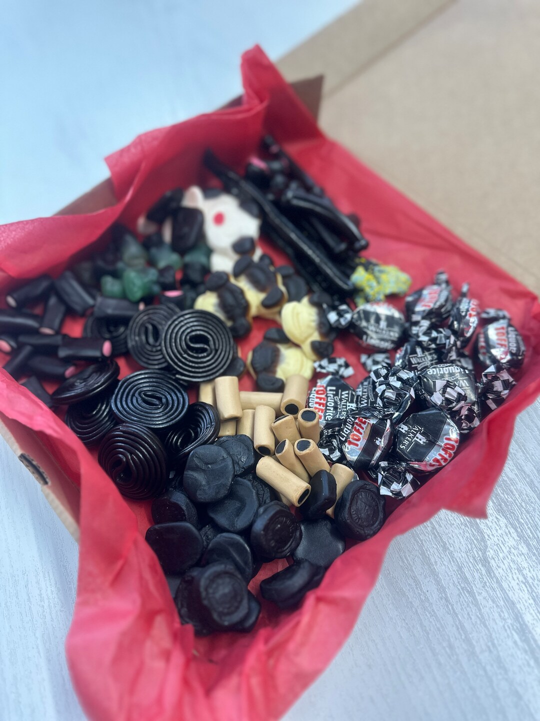 Liquorice Sweet Box Pick N Mix Sweet Box Liquorice Treat Box Retro ...