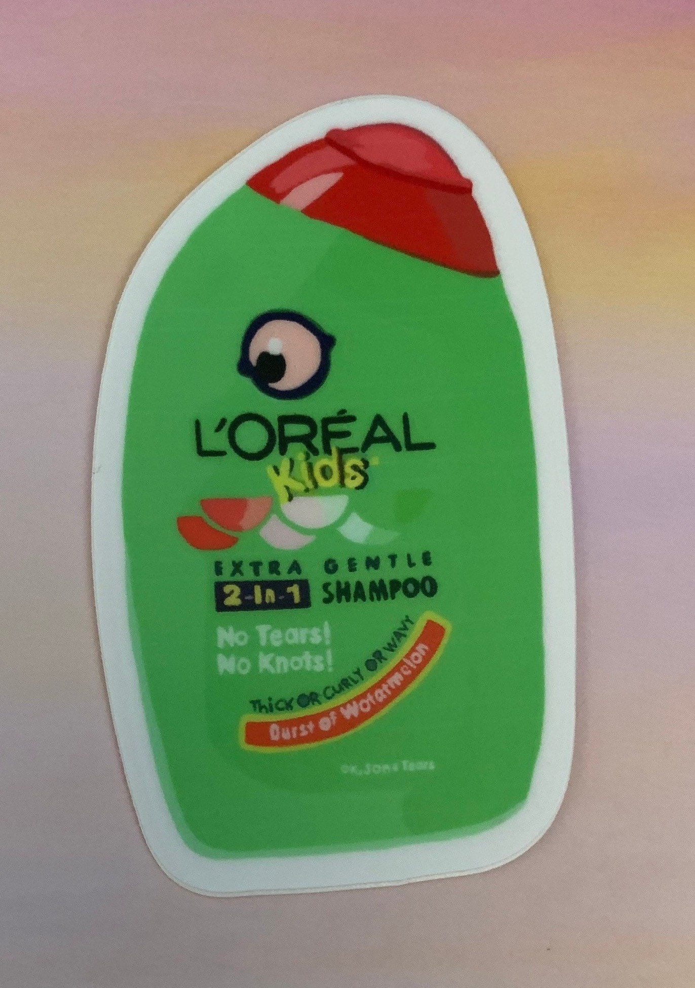 2000’s Kids Shampoo Sticker - Etsy