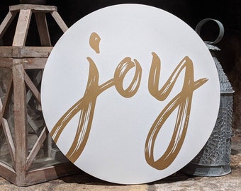 Lighted Joy Sign | Etsy