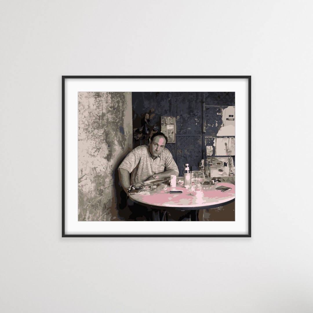 Tony Soprano Print the Sopranos Art Print Artwork Illustration Soprano ...