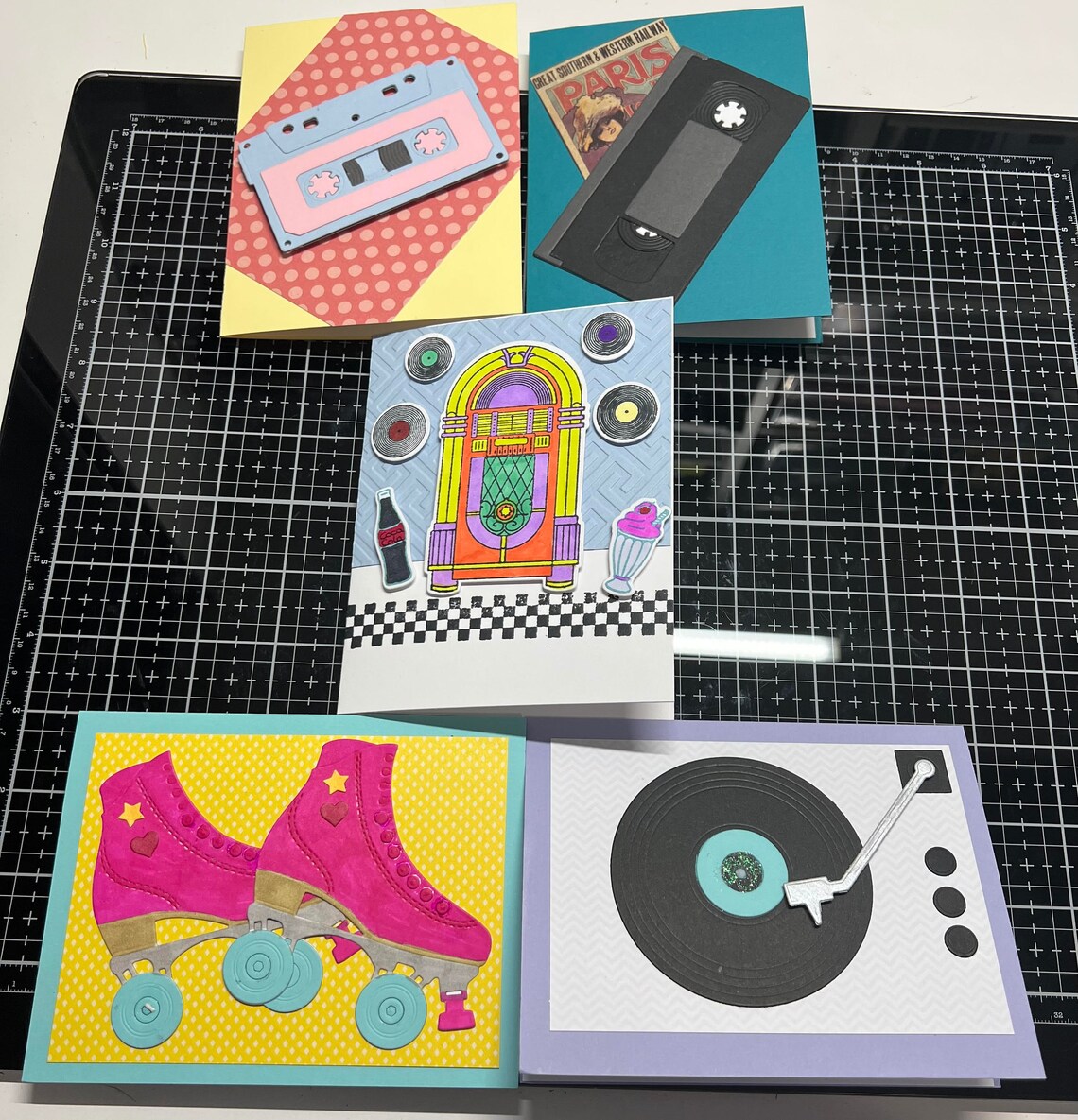 Retro Pack Greeting Cards - Etsy