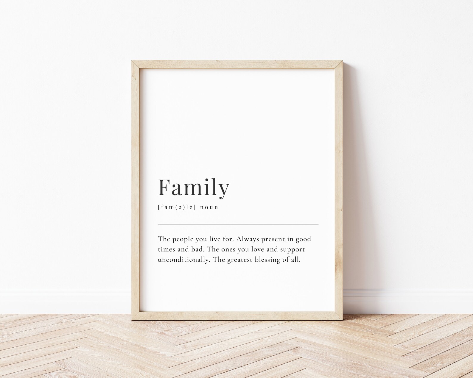 Family Definition Print Home Printable Art Family Digital - Etsy