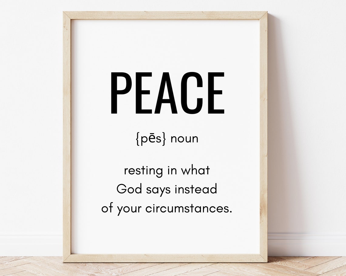 Peace Definition Print Inspirational Bible Verse Quotes Etsy peace-definition-print-inspirational-bible-verse-quotes-etsy