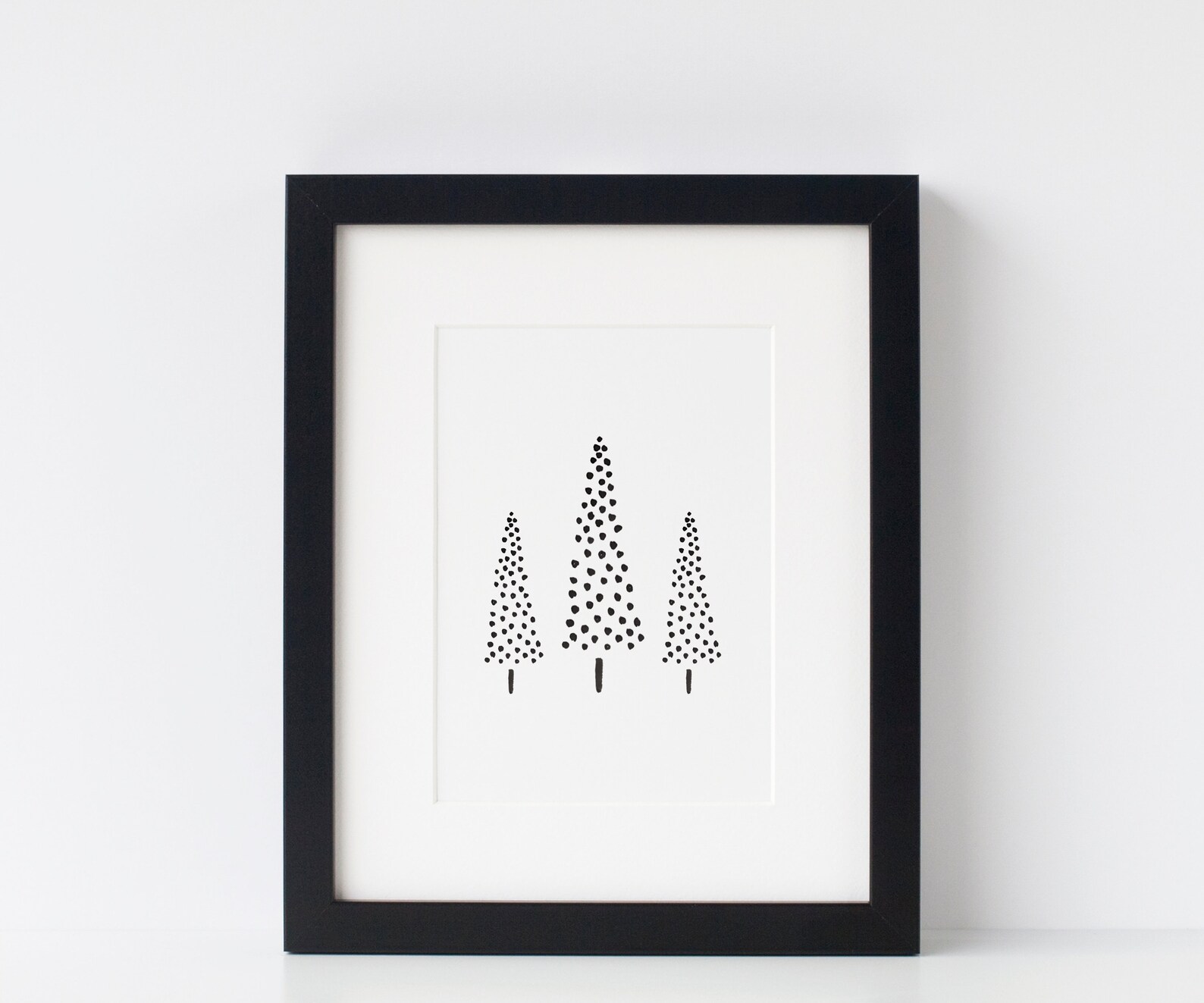 Watercolor Christmas Printable Wall Art Minimalist Christmas | Etsy