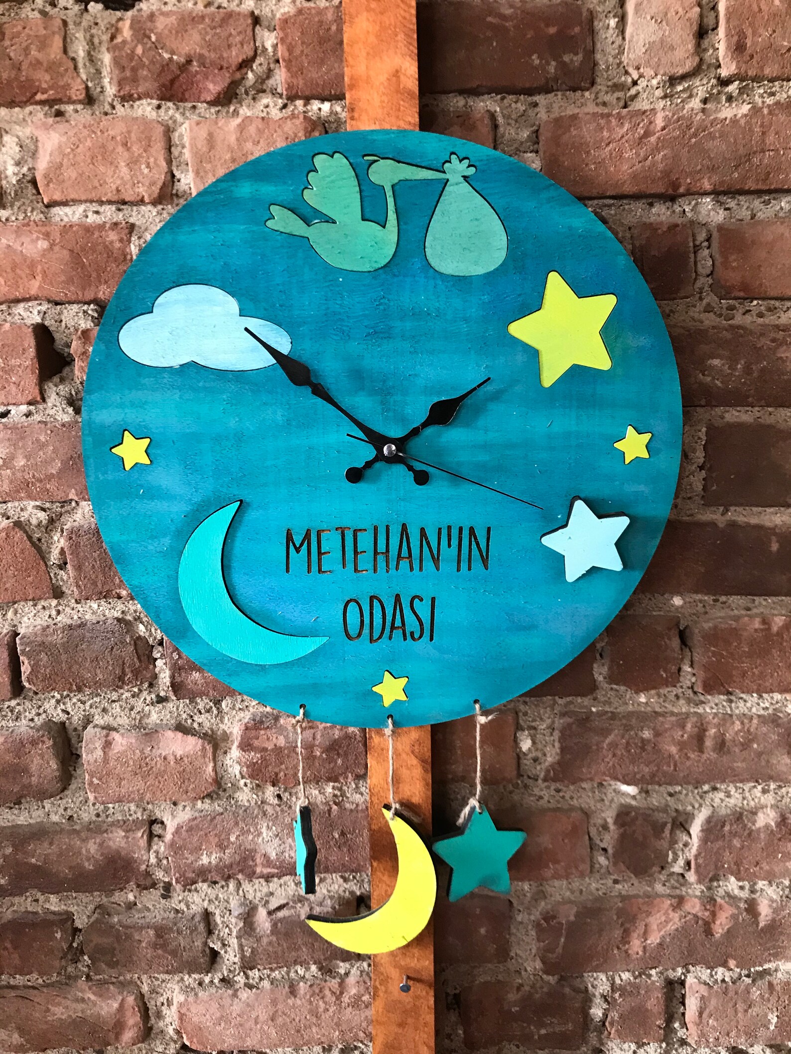 Kids Clock Laser Cut Vector File - Etsy