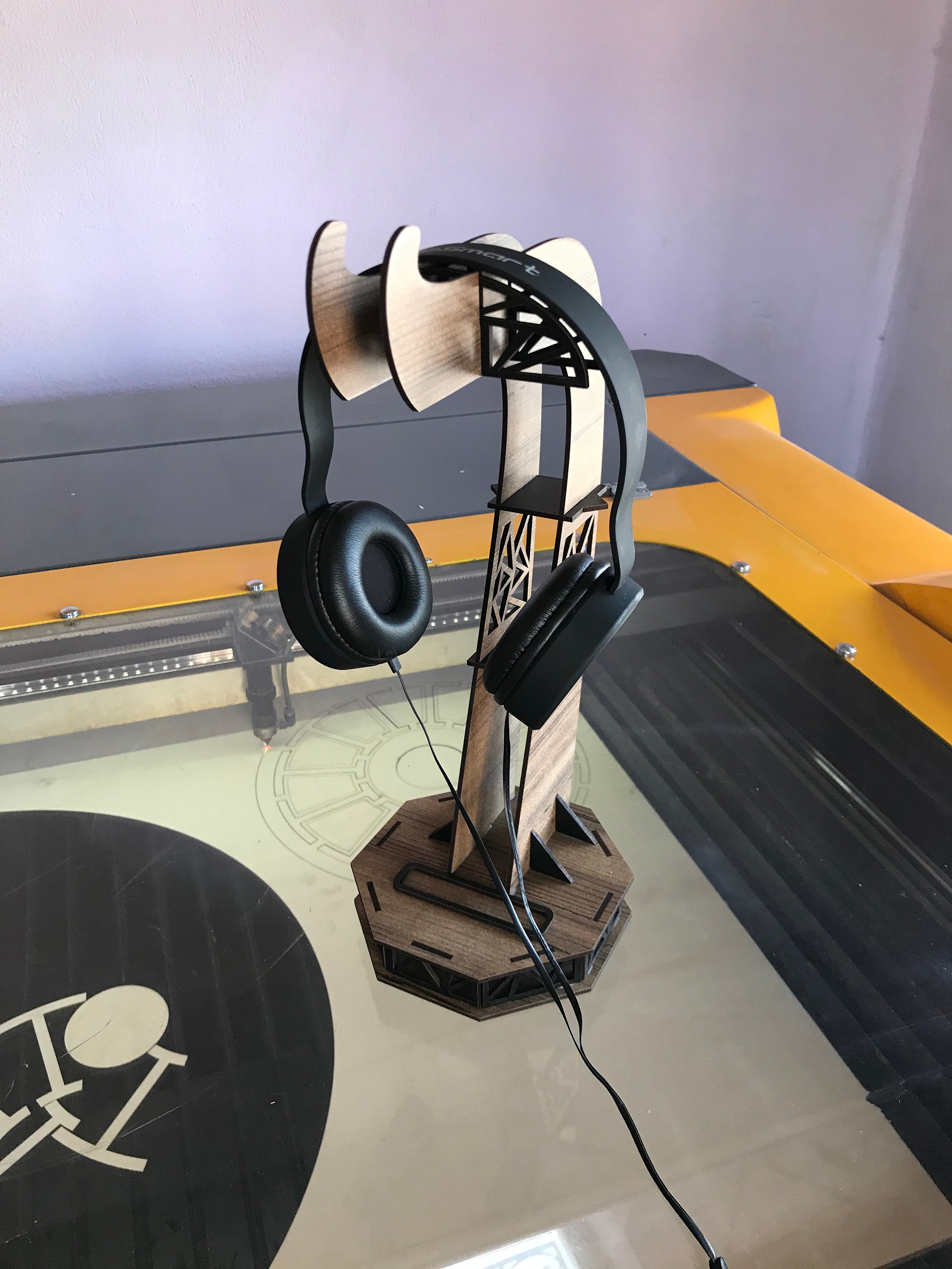 Headphone Laser Cut Vector File - Etsy