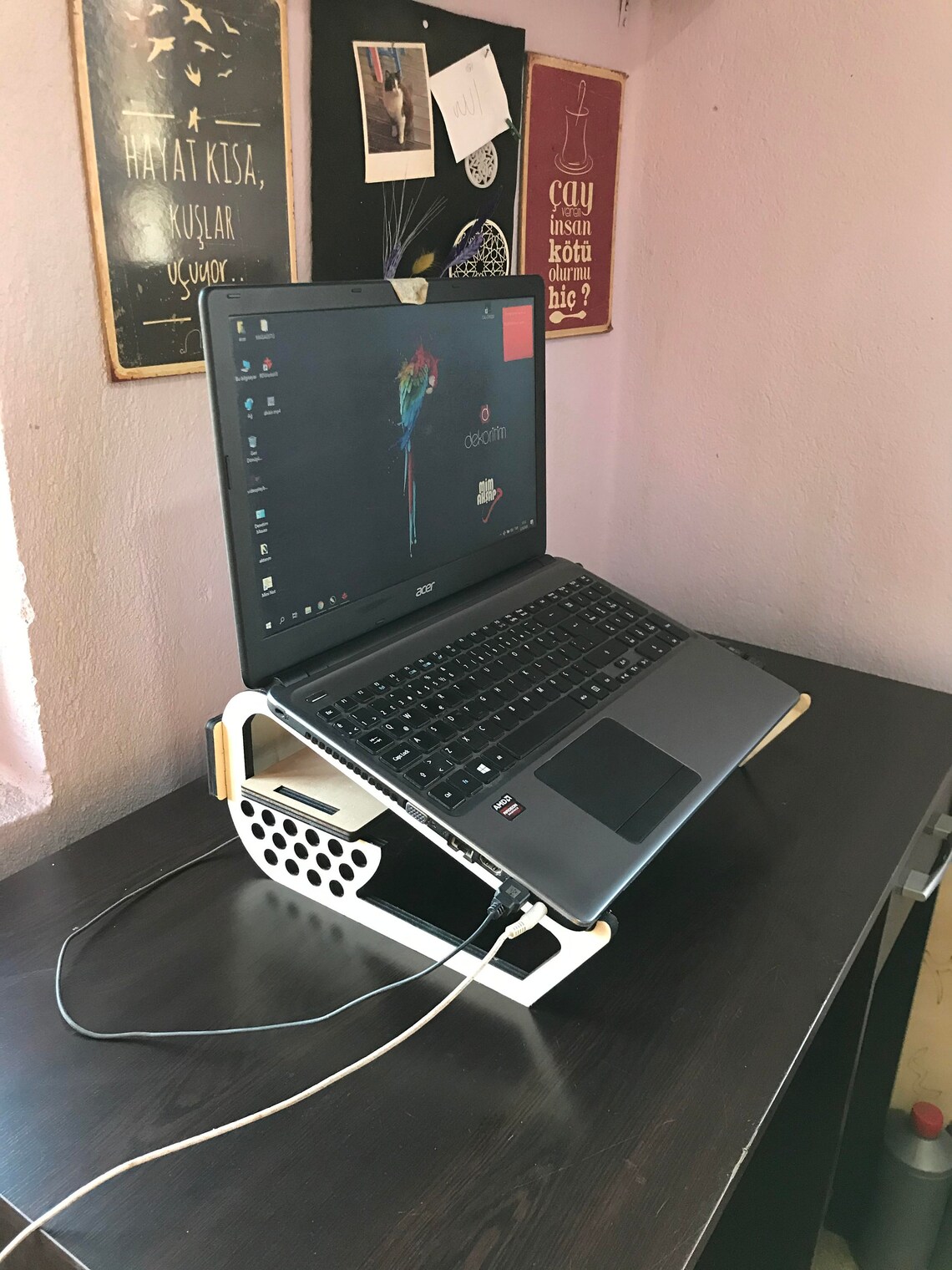 Wooden Laptop Stand Laser Cut Vector File Svg Dxf Cdr 8mm - Etsy